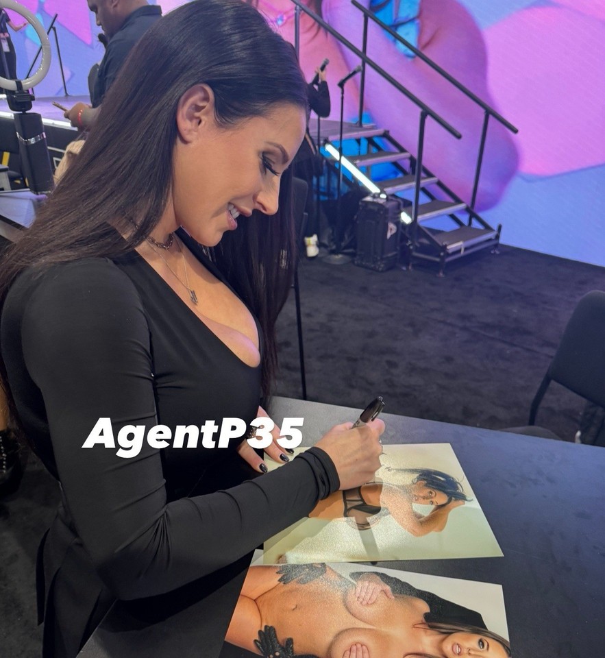 Angela White (Adult Film Star) Signed HOT SEXY MODEL 8x10 Photo PROOF ...