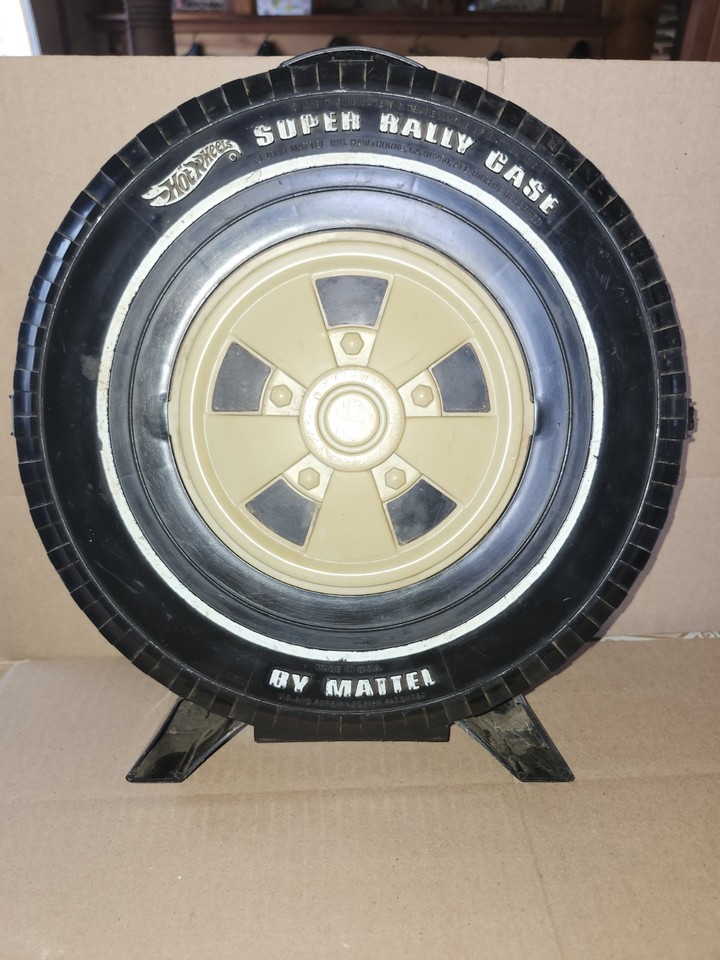 VTG Hot Wheels Super Rally Case 1968 Mattel Vintage Wheel Tire Car Case ...