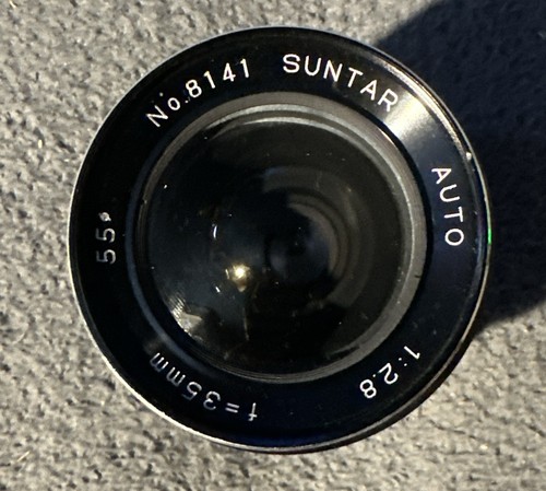 Suntar Auto 35mm 1:2.8 Lens No. 8141 Made In Japan VTG | eBay