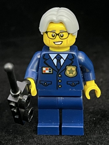 LEGO Minifigure Police Chief Wheeler cty1124 City Officer Uniform 60246 ...