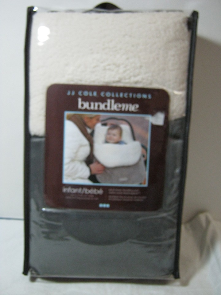 NEW JJ Cole Bundle Me Infant Gray Graphite Stroller/CarSeat Cover ECU ...