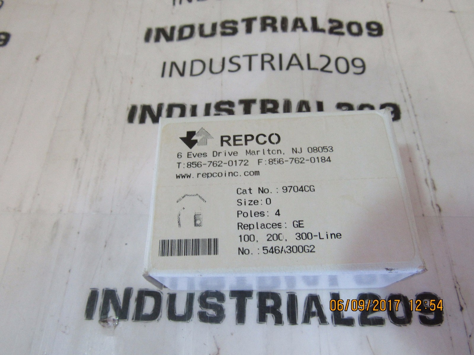 REPCO GENERAL ELECTRIC SIZE 0 9704CG CONTACT KIT 4 POLE NEW IN BOX | eBay
