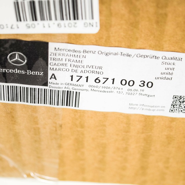 MB SLK R171 Front Windscreen Upper Moulding Seal A1716710030 OEM for ...