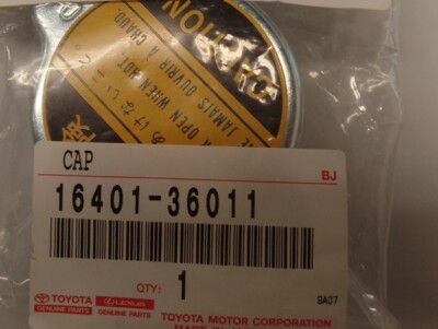 OEM Toyota (16401-36011) Engine Water Radiator Cap Fits many older ...