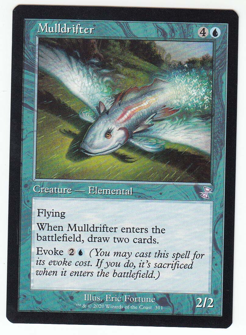 MTG Magic the gathering Time Spiral Remastered Timeshifted Mulldrifter ...