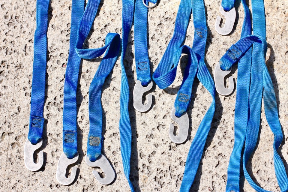 Aircraft CARGO Hardware 7 Complete Straps Buckles Aviation PARTS - Net ...