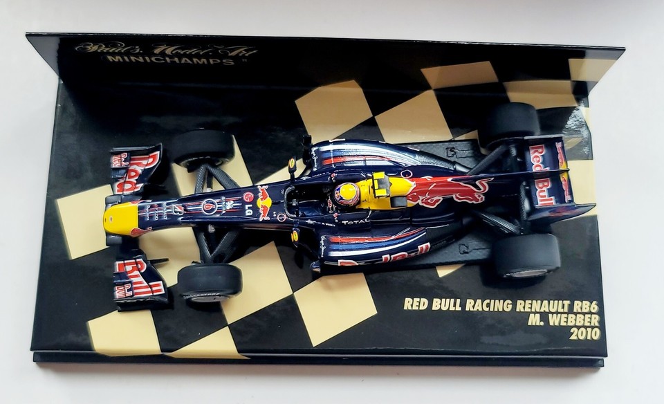 Minichamps 1:43 2010 Red Bull Racing Renault RB6 Mark Webber | eBay
