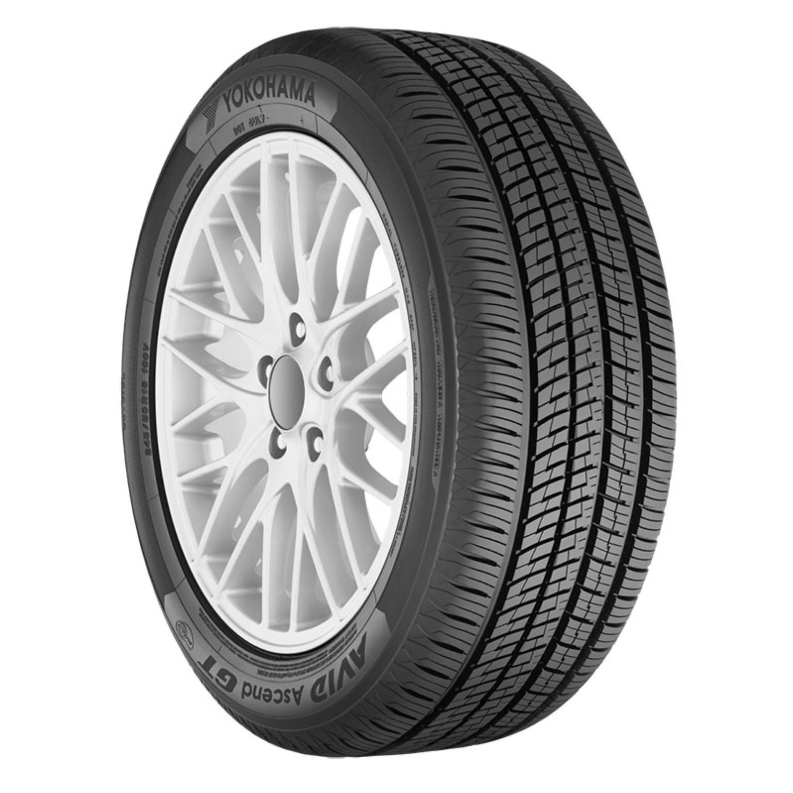 1 New Yokohama Avid Ascend Gt - 245/50r17 Tires 2455017 245 50 17 ...