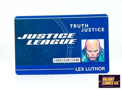 DC Heroclix Lex Luthor ID Card #DCID-004 Wizkids Convention Exclusive ...