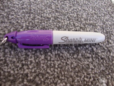 Sharpie Mini Permanent Marker Pen Fine Tip Purple | eBay