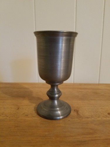 Colonial Casting Co. Pewter Goblet Meridan Conn. Cup Pedestal | eBay