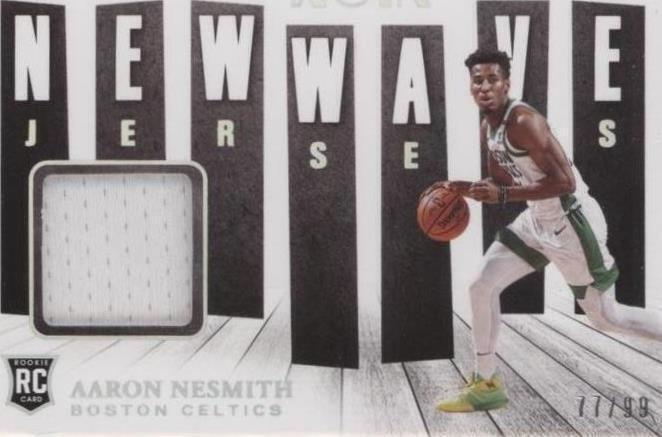 2020-21 Panini Noir - New Wave Jerseys Aaron Nesmith #NW-ANE /99 (MEM ...