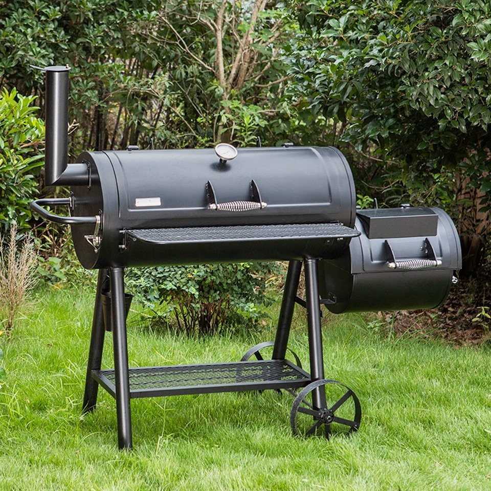 Heavy Duty Charcoal Smoker Grills Extra Large Outdoor BBQ Grill w ...