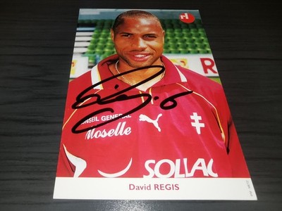 David Régis hand signed FC Metz Club autograph card | eBay
