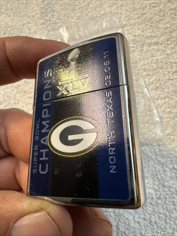 Rare 2011 NFL Green Bay Packers Superbowl Zippo Lighter ( Read ...