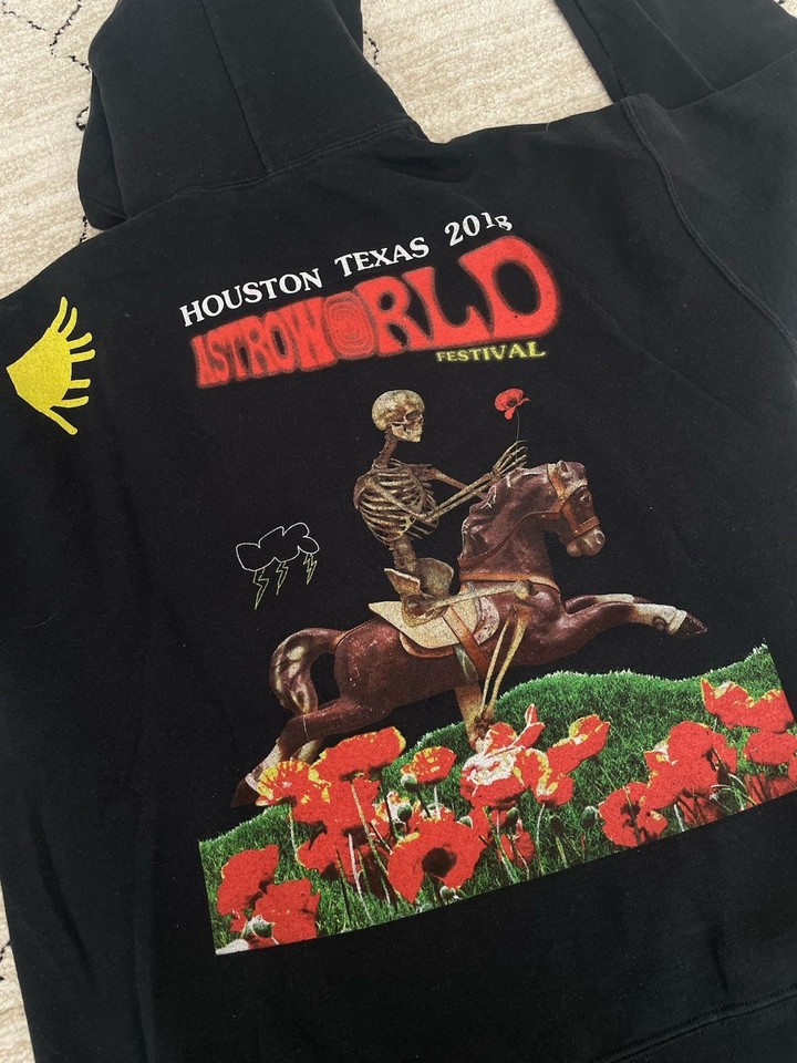 2018 Travis Scott Astroworld Fest Hoodie Cactus Jack Fragment Merch L ...
