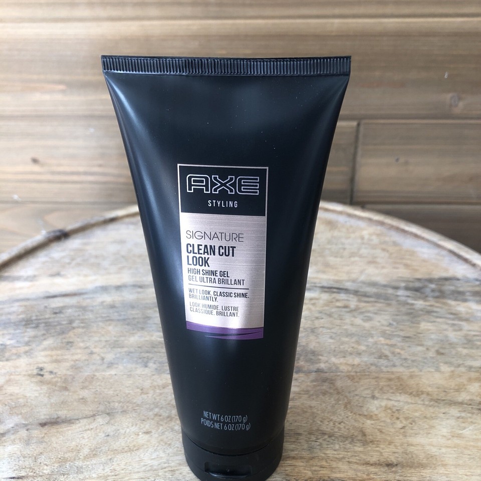AXE Signature Clean Cut Look High Shine Gel, 6oz, Light Hold, Shine ...