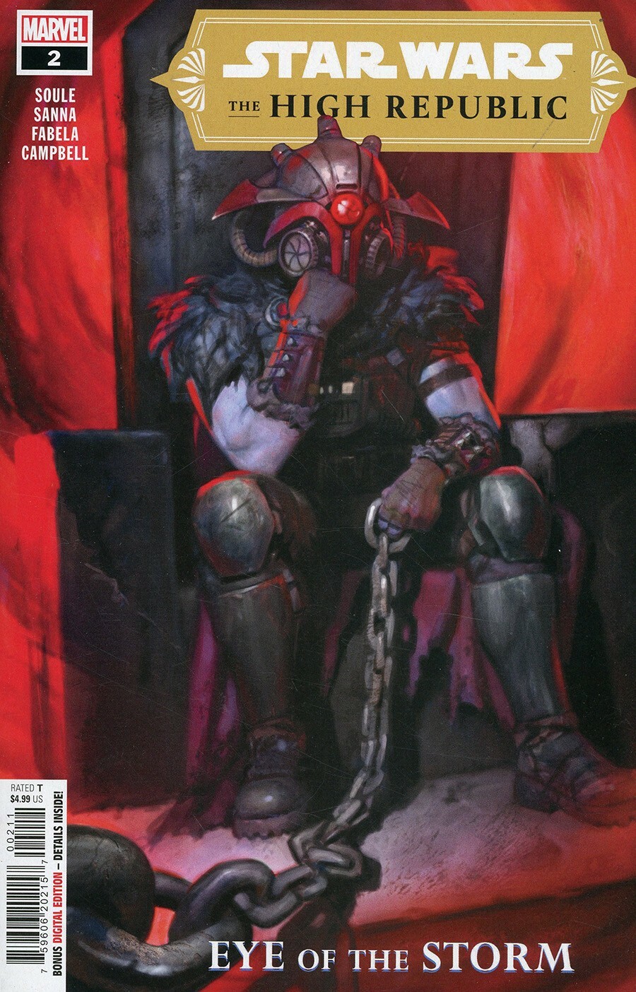 STAR WARS THE HIGH REPUBLIC EYE OF STORM 2 NM COVER A 1ST APPEARANCE ...