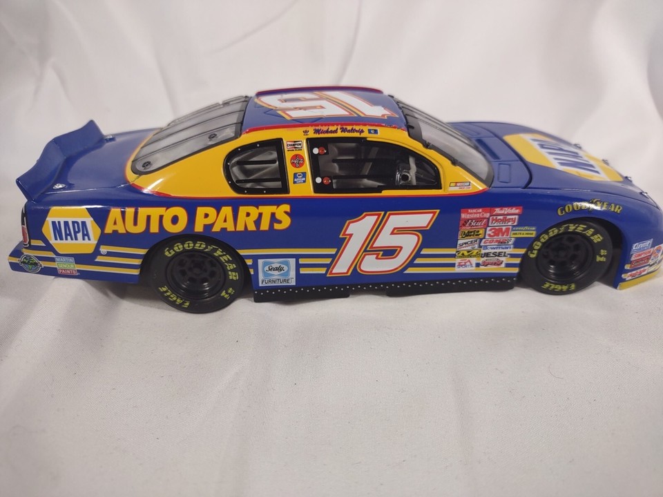 2001 MICHAEL WALTRIP #15 ELITE NAPA 1/24 CHEVOLET NASCAR DIECAST RCCA ...