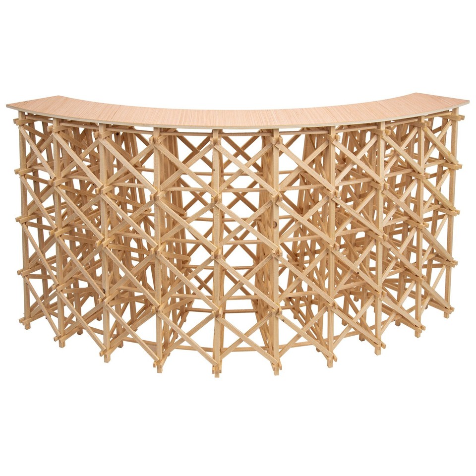 O Gauge Curved Bridge Deck Two Pieces Trestle Curve Deck For O48 Lionel ...