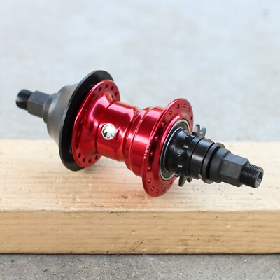 SHADOW CONSPIRACY BMX BIKE OPTIMIZED FREECOASTER BICYCLE HUB RED | eBay