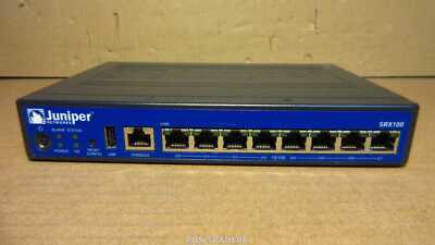 Juniper SRX100H 8-Ports Gateway Security 700 Mbps firewall Network ...