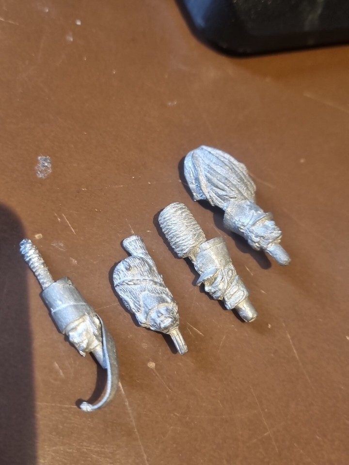 ANDREA Miniaturas 54mm 1/32 Napoleonic War Heads x4, Set C | eBay