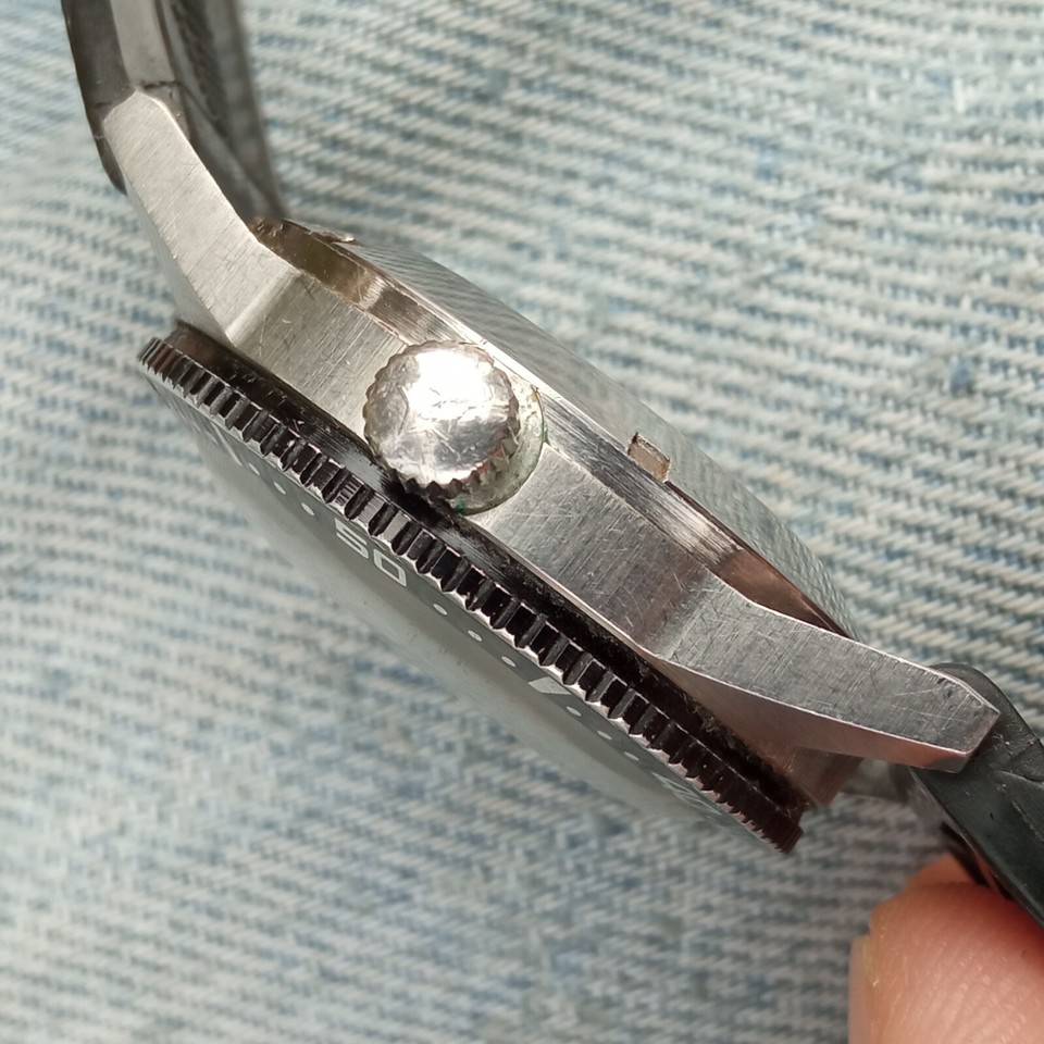 MOD Dive 20 ATM Incabloc 17 Rubis Vintage Manual Wind Steel Mid-Size ...