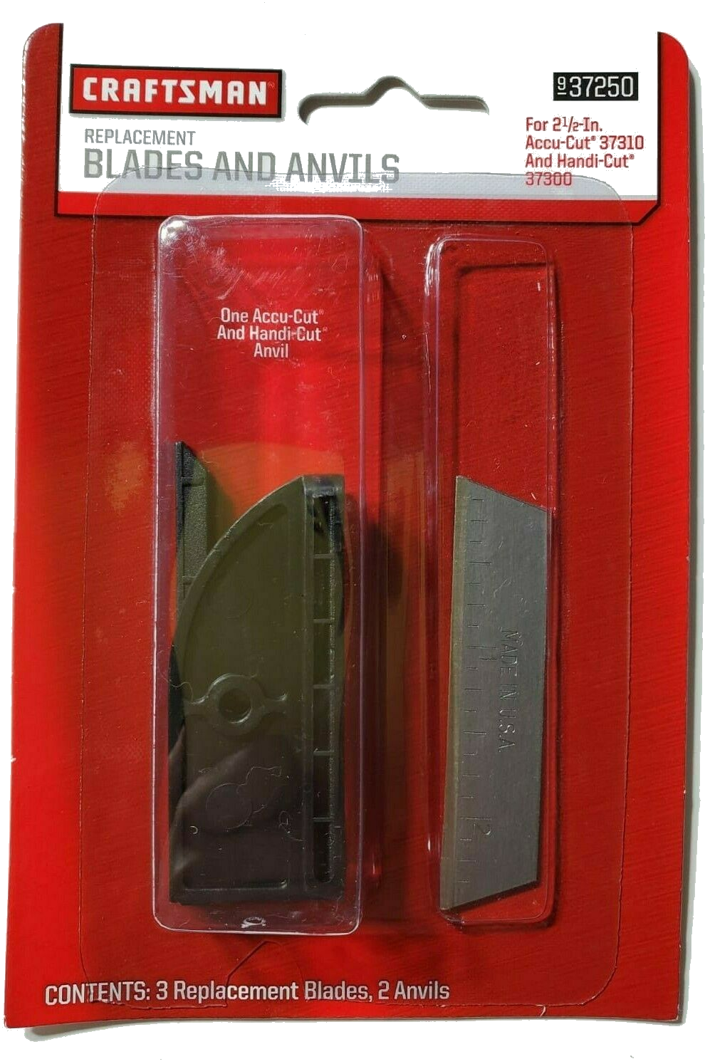 Craftsman Replacement Blades 2 Anvils & 3 Blades 2.5 Inch Handi Accu ...