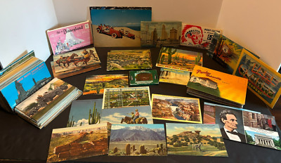 Lot of 244 Vintage Souvenir Postcard Folders and Singles 1950s, 60s ...