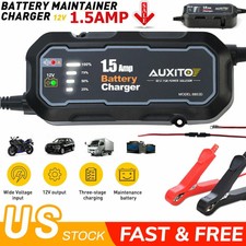 Autocraft Ac-15cr 1.5 Amp Battery Charger Maintainer 12v Batteries for ...