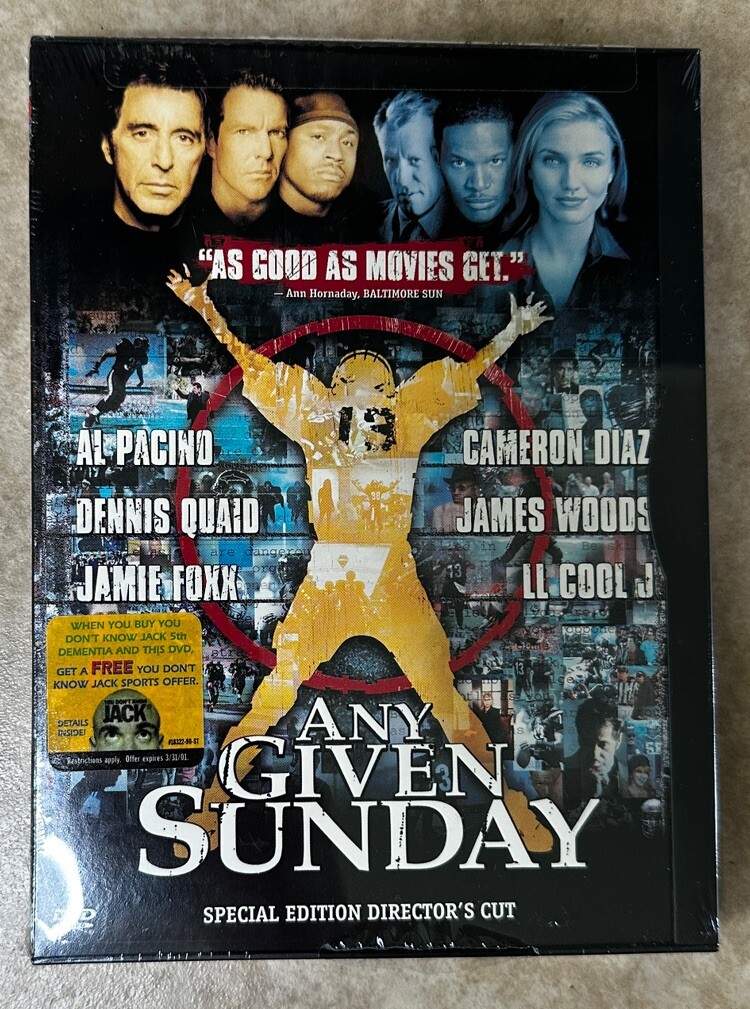 Any Given Sunday (DVD, 2000, Special Edition) for sale online | eBay
