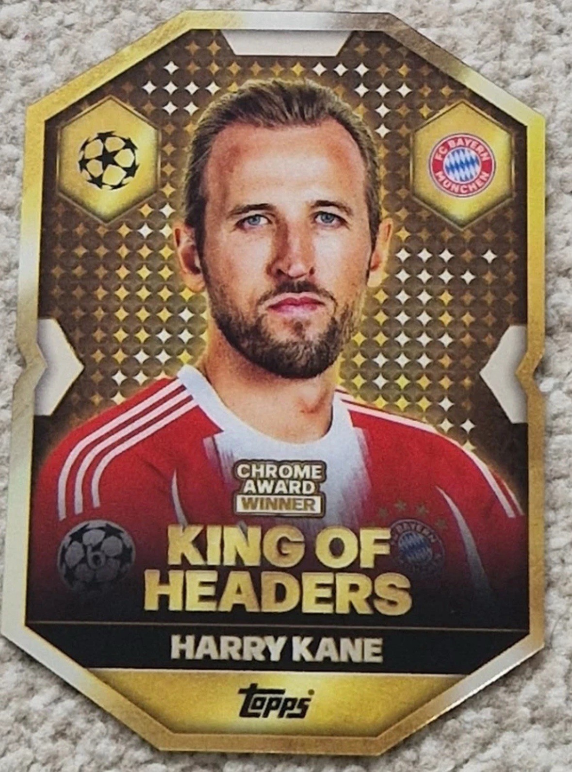Harry Kane Chrome Award Card CA7 - Topps Match Attax 2025/26 25/26 ...