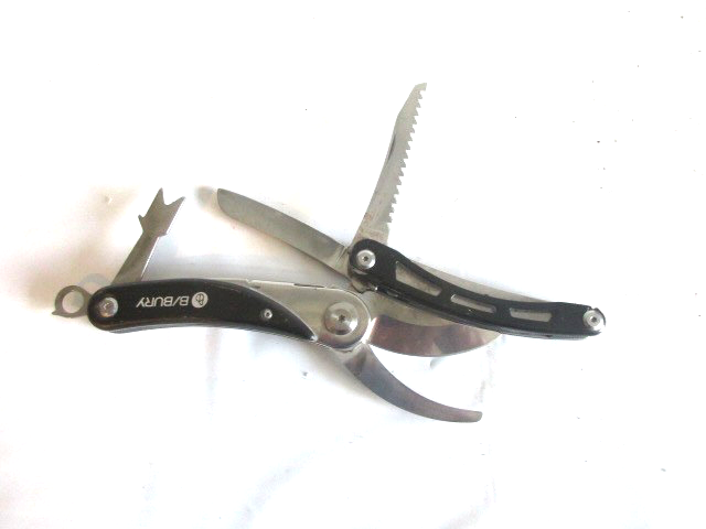 Unusual B/Bury garden pruning shears Multi tool with knife, saw | eBay