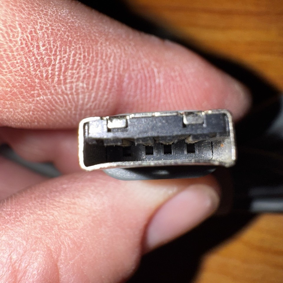 Microsoft Xbox 360 Play and Charge Cable OEM White & Gray No Battery ...