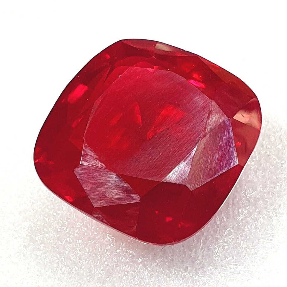 65.00 Ct Natural CERTIFIED Ruby Stunning Shape Cushion Red Loose ...