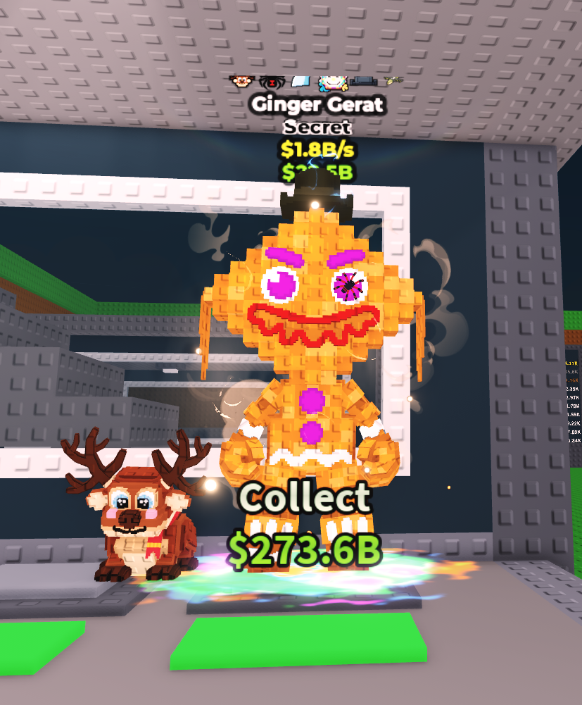 Steal A Brainrot GINGER GERAT 1.8B/s 6 Traits Mutations Secret VERY ...