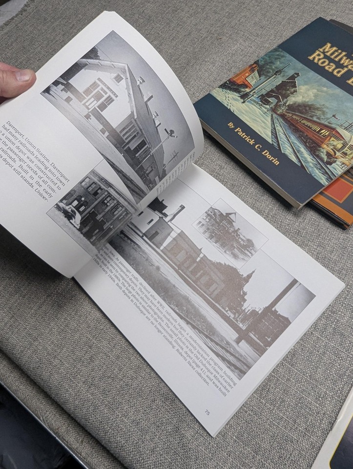 Milwaukee Road Railroad Book Lot 4 Stauss Dorin Tschudy Kehoe HC SC ...