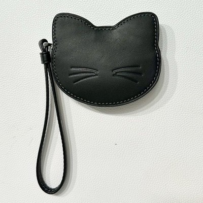 Coach Limited Edition Black Cat Face Halloween Coin Purse Wristlet | eBay