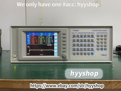 1PCS Voltech PM6000 Universal Power Analyzer Calibrated 4 modules //hyy ...