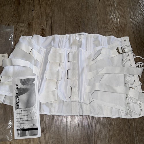 Vintage Boned Corset New Women’s Freeman Lumbosacral Back Support Size ...
