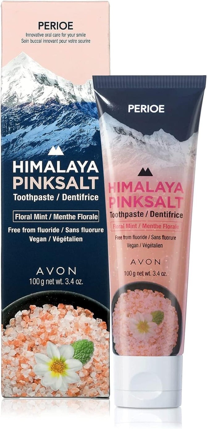 PERIOE Himalayan Pink Salt Toothpaste, Floral Mint 100g | eBay