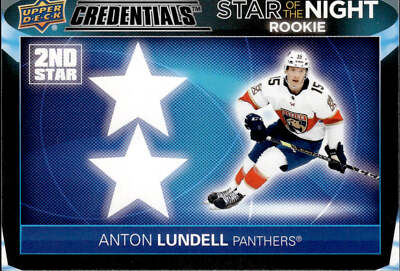 2021-22 Upper Deck Credentials Hockey - 2nd Star Of The Night - Rookie ...