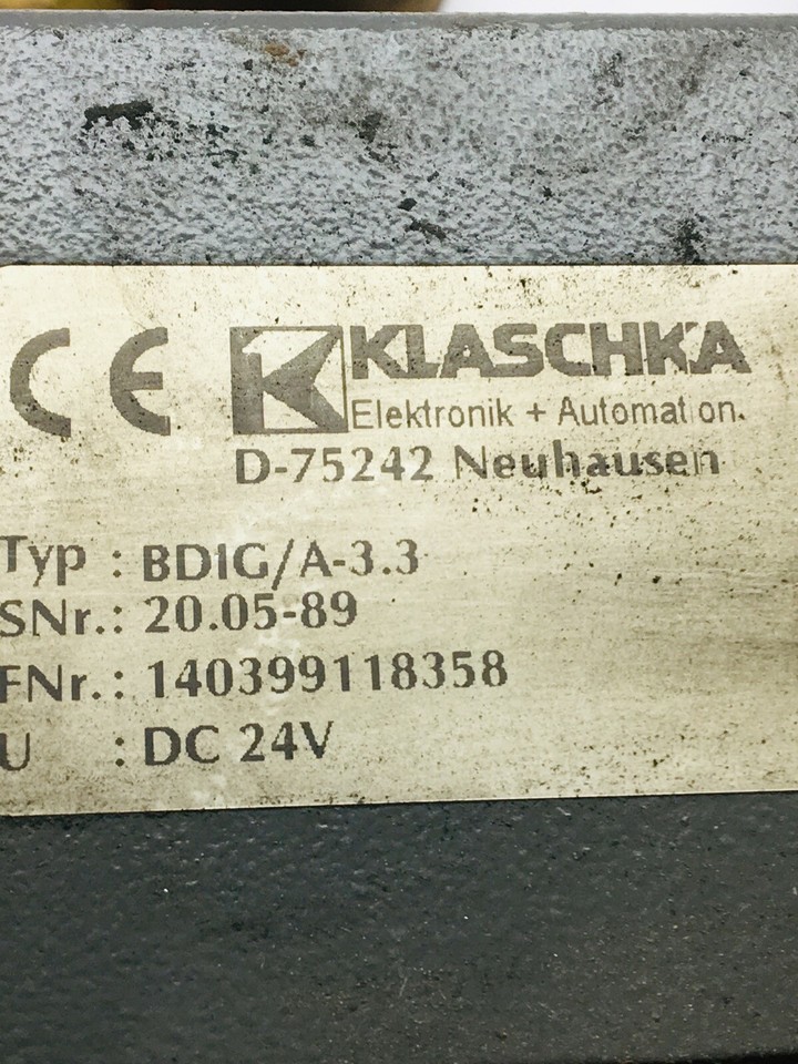 KLASCHKA BDIG/A-3.3 BDIG DOUBLE SHEET MONITOR | eBay