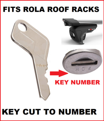 Key Cut To Code Number fits ROLA ROOF RACK key Roof Box Keys Ski Rack ...