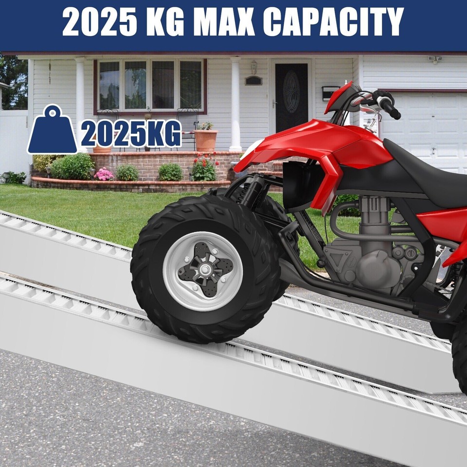 Heavy-duty Trailer Ramp Lightweight Universal Vehicle Loading Ramp ...