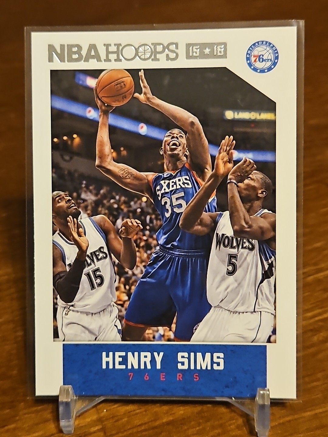 2015-16 Panini Hoops HENRY SIMS #161 Base Philadelphia 76ers NBA | eBay