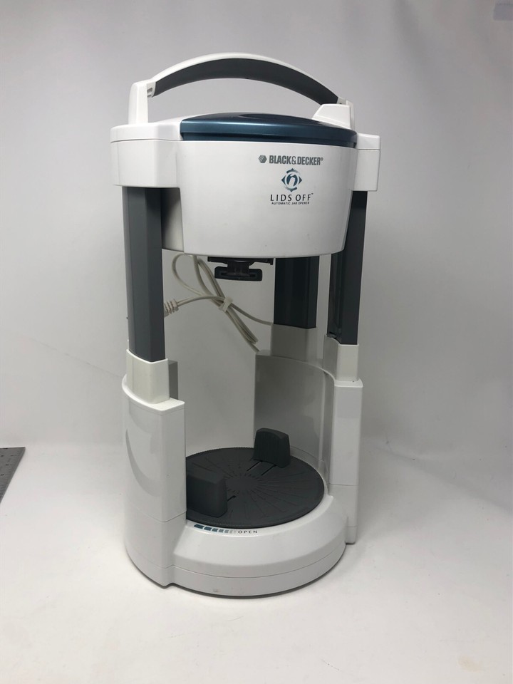 Black & Decker Lids Off Jar Opener Electric JW200 White - Tested, Works ...