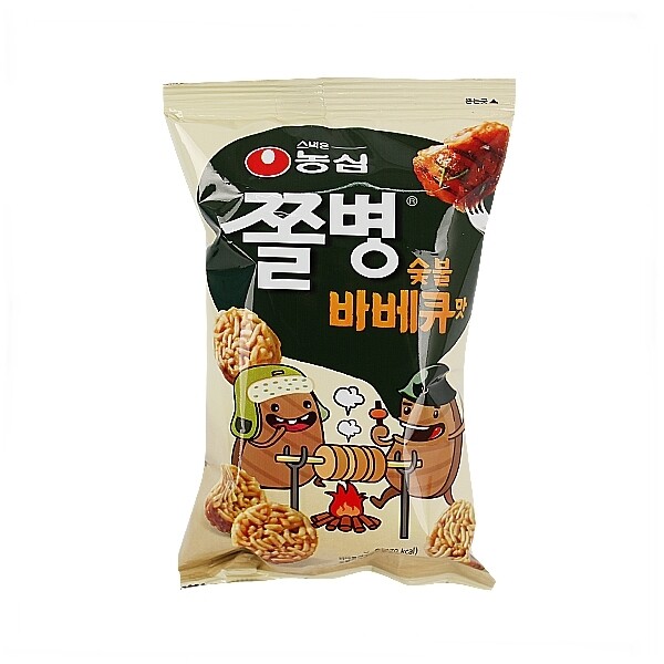 Korean Snack NONGSHIM JJOL-BYUNG SNACK(Spicy 1pack + Barbecue 1pack) 1,2,4set | eBay