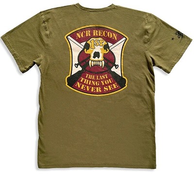 Fallout: New Vegas NCR California Republic Recon Military Green Unisex ...